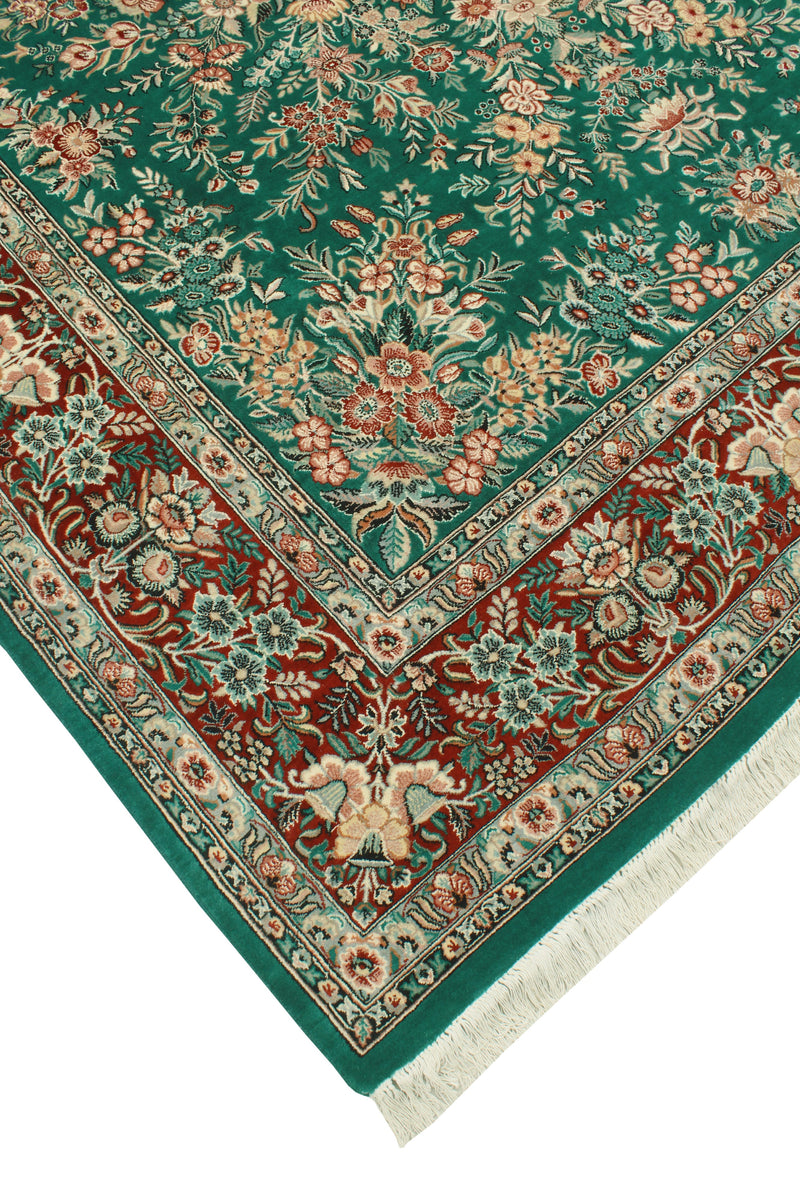 Wali Corrine Green/Red Rug, 8'2 x 10'0 – Noori Rug