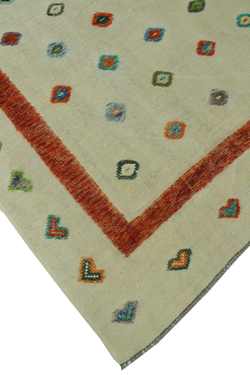 Berjasta Jenna Beige/Rust Rug, 8'4 x 10'4 – Noori Rug