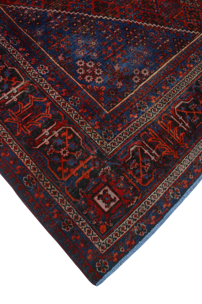 Fine VTG Notoriou Red/Navy Rug, 10'0 x 13'1 – Noori Rug