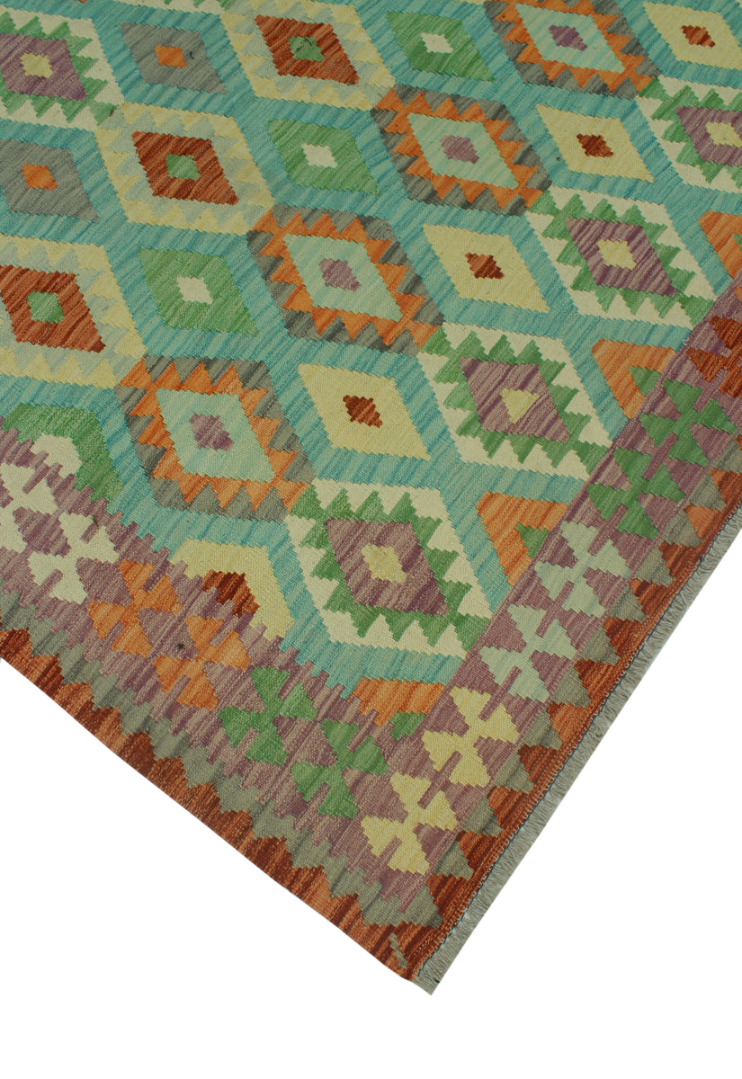 Sangat Darleane Green/Purple Rug, 6'1 x 8'0 – Noori Rug