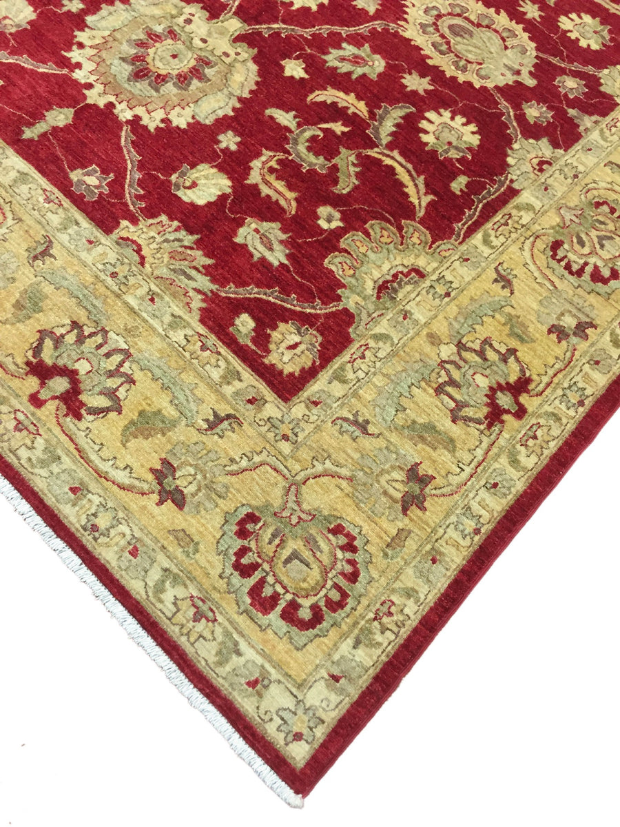 Peshawar Nataly Red/Gold Rug, 8'1" x 10'5" – Noori Rug