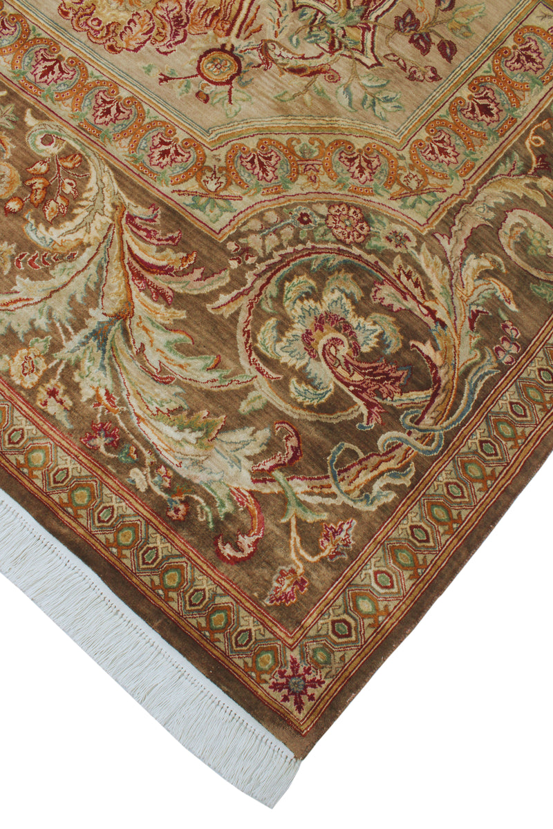 Wali Firdous Grey/Brown Rug, 6'0" x 9'0" – Noori Rug